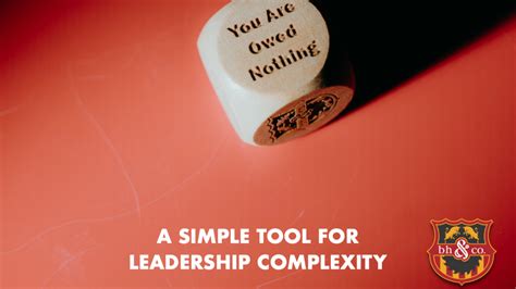 The Leadership Die A Simple Tool For Leadership Complexity