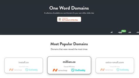 New Site Shows Available One Word Domain Names Domain Name Wire