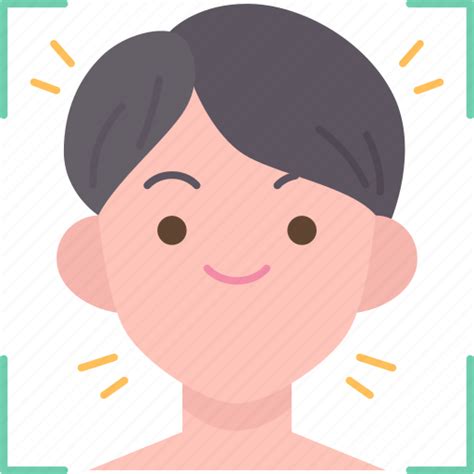 Facial Recognition Technology Security Identification Icon