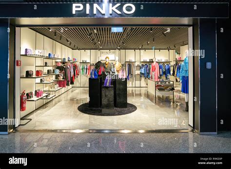 ROME, ITALY - CIRCA NOVEMBER, 2017: entrance to a Pinko store in ...