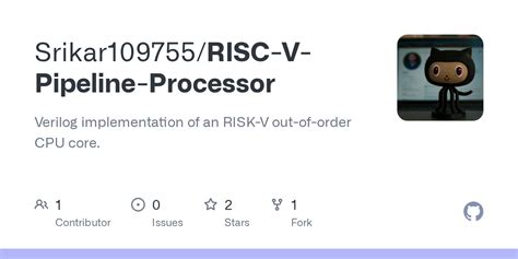 Github Srikar109755risc V Pipeline Processor
