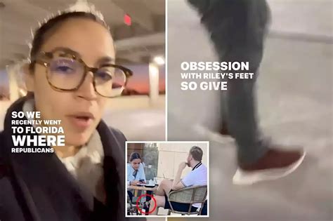 AOC Shows Off Babefriends Feet In Dig At Florida Trip Critics United States