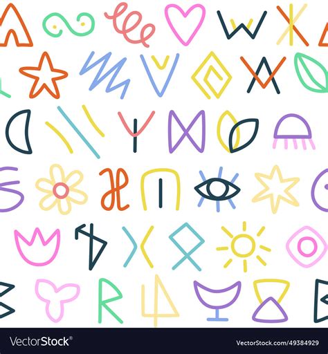 Abstract Squiggle Pattern Royalty Free Vector Image