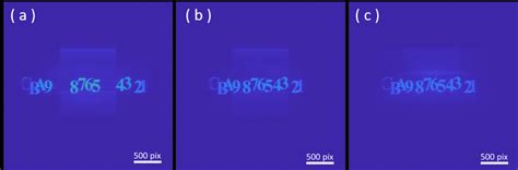 Reconstructed Image Of The Total Hologram A Without The Angle Of Download Scientific Diagram
