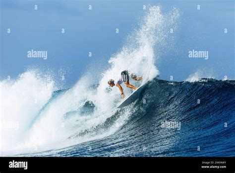 Kanoa Igarashi Of Japan Surfs On A Training Day Before The 2024
