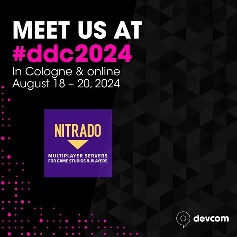 Devcom On Linkedin Devcom Nitrado Serverhosting