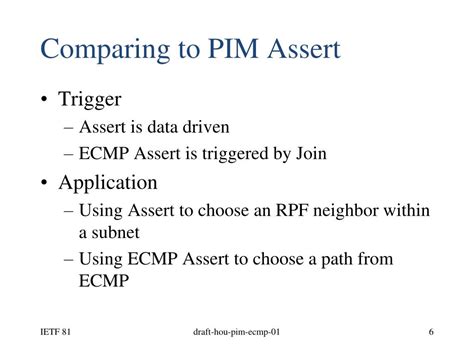 Ppt Pim Ecmp Assert Powerpoint Presentation Free Download Id3369149