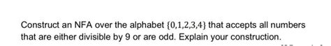 Solved Draw The Nfa Please Do Not Just Write A Note If Chegg Com