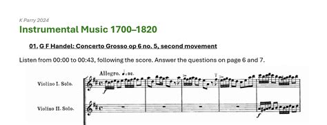 Edexcel Gcse Music Wider Listening Workbook Teaching Resources