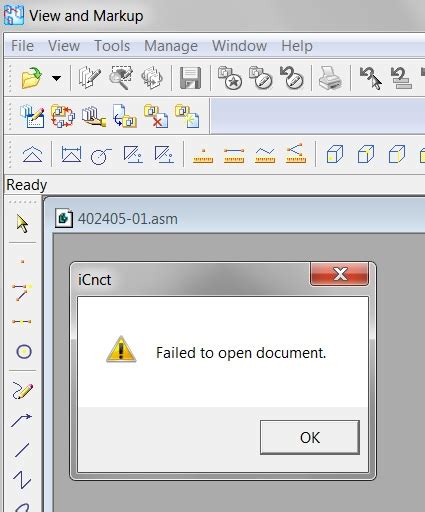 view and markup failed