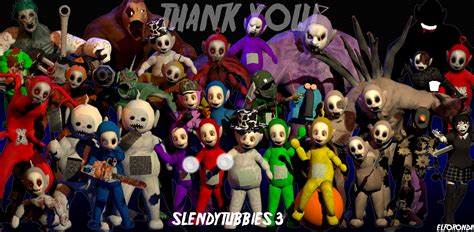[sfm] Slendytubbies 3 Mash Up By Elforonda13 On Deviantart