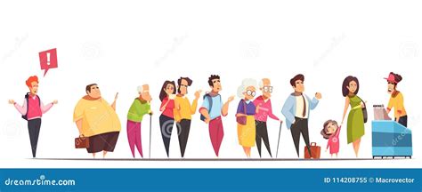 Queue Cartoons Illustrations And Vector Stock Images 20162 Pictures To