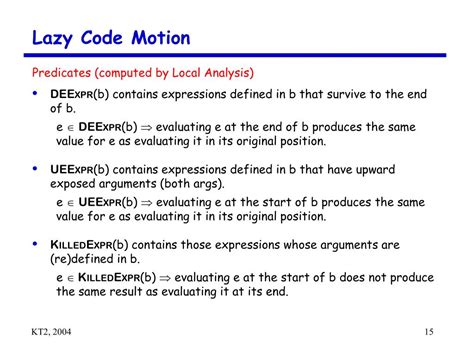 ppt partial redundancy elimination and lazy code motion powerpoint