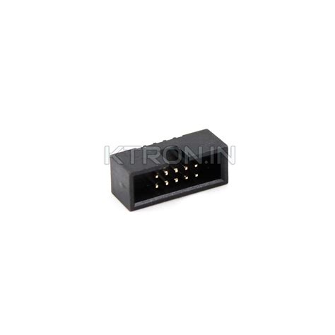 Buy 10 Pin Box Header Straight Male 5x2 Pins 127mm Pitch Ktron India Buy 10 Pin Box Header Straight Male 5x2 Pins 127mm Pitch Ktron India