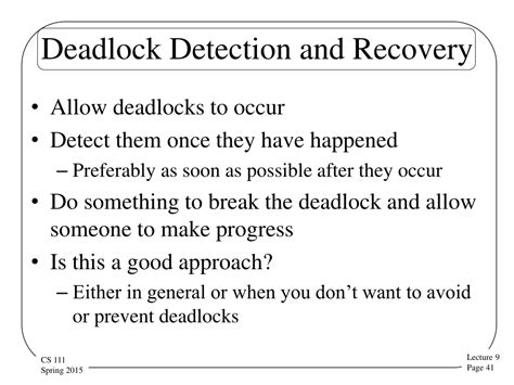 Ppt Deadlocks In Operating Systems Powerpoint Presentation Free Download Id9668189