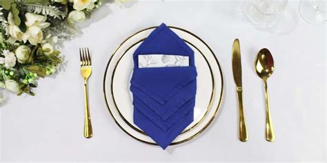Learn How To Make A Diamond Napkin Fold Envelope For Cutlery