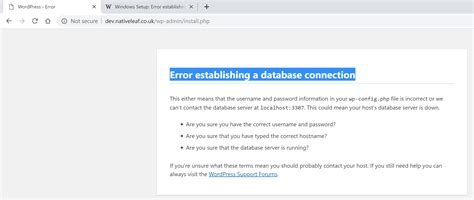Php Database Connection