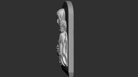 Mother Maria Bas Relief 3d Model 3d Printable Cgtrader