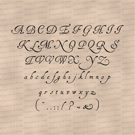 Installable Font Vintage 17th Century Handwriting Antique Early Modern Uppercase And Lowercase