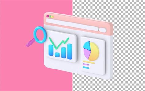 Premium Psd Online Marketing Financial Report Chart Data Analysis And Web Development Concept