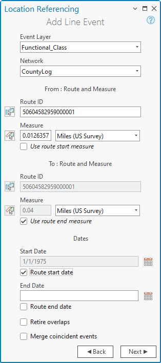 Add A Line Event By Route And Measure—arcgis Pro Documentation