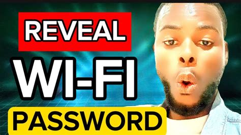 How To Find Wifi Pasword On Windows Computer Youtube