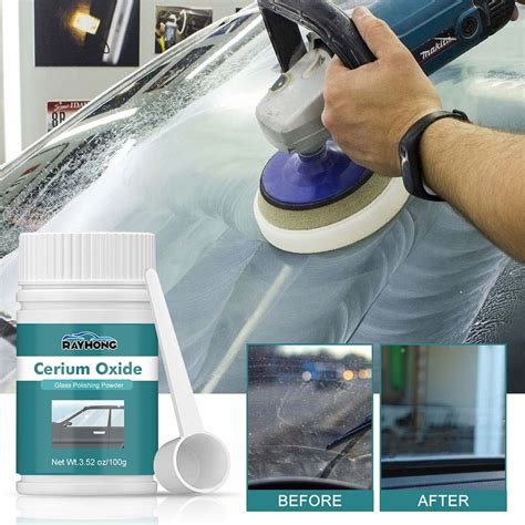 Glass Scratch Remover Powder Cerium Oxide Glass Polishing Powder Car