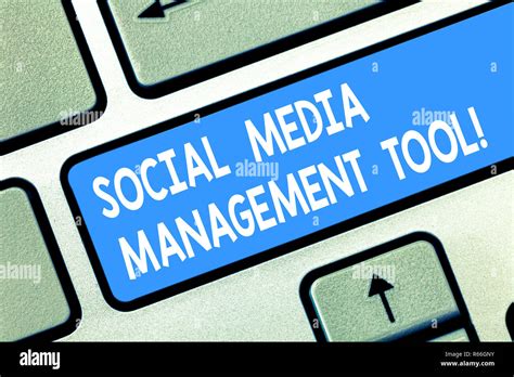 Handwriting Text Social Media Management Tool Concept Meaning Application For Analysisage Your