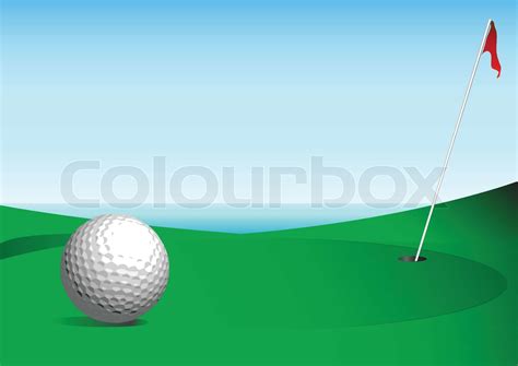 The Big Putt Stock Vector Colourbox