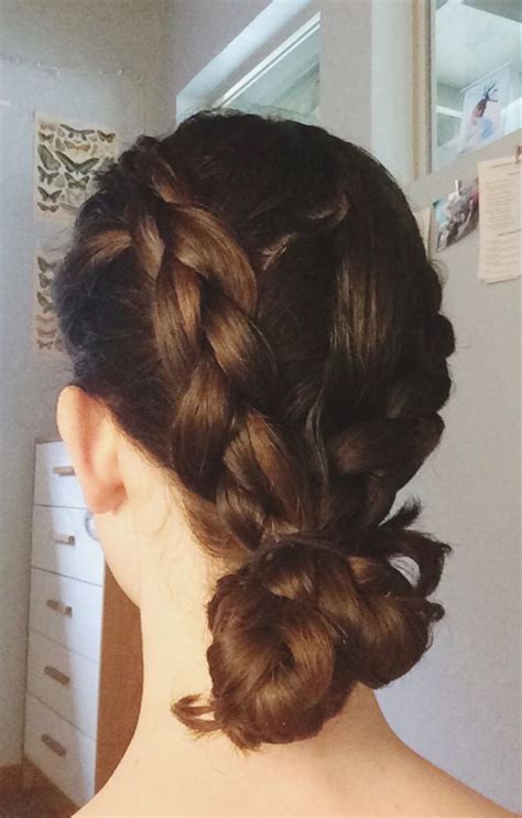 Dutch Braid Bun Hair Styles Dutch Braid Bun Dutch Braid