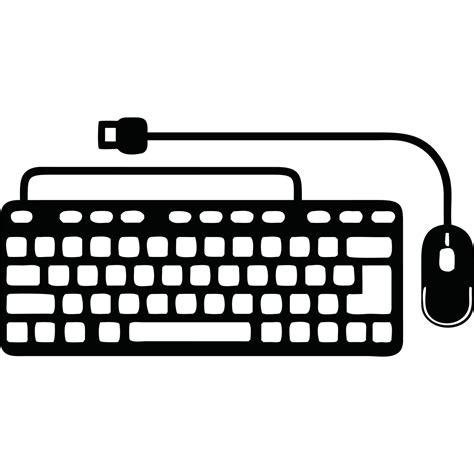 Computer Keyboard Mouse Icon 64873252 Vector Art At Vecteezy