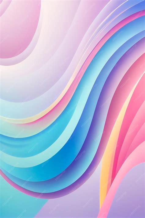 Premium Photo Soft Colorful Background With Gradient Pastel Color Palette Abstract Modern