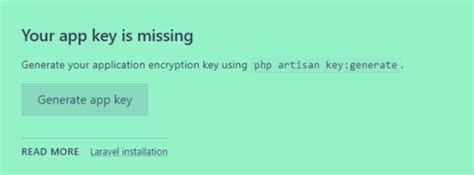 【laravel】エラー対処法：no Application Encryption Key Has Been Specified｜your