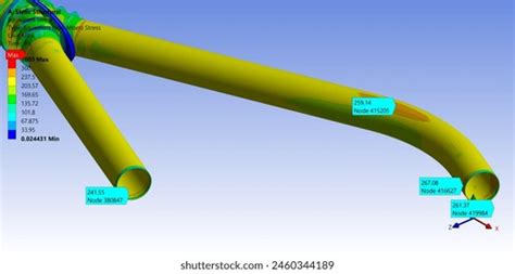 Structural Design Bifurcation Penstock Hydropower Project Stock