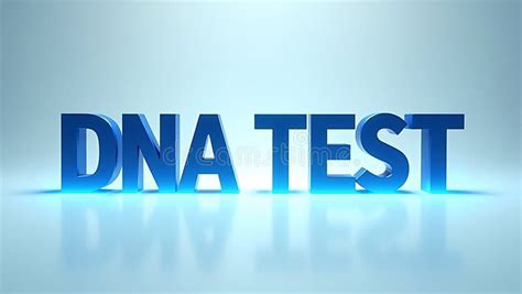 Understanding The Importance And Process Of Dna Testing For Various Applications Stock