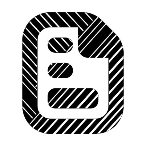 Premium Photo File Invoice Icon Black White Diagonal Lines