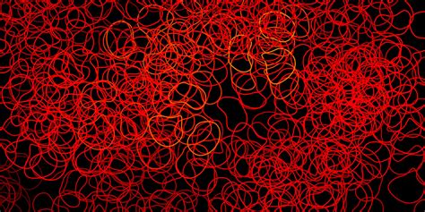 Dark Orange Vector Pattern With Abstract Shapes 18996843 Vector Art At Vecteezy
