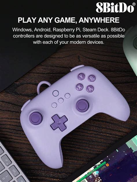 8bitdo Ultimate C Wired Controller For Windows Pc Android Steam Deck