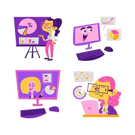 Cartoon Style Data Analyst Images Free Download On Freepik