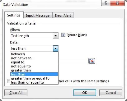 Chapter 6 Text Length Validation PK An Excel Expert