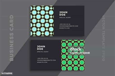 현대 추상 명함 어두운 템플릿 트렌디 한 최소한의 기하학적 패턴으로 기업 문구 모형 샘플 텍스트가있는 깨끗하고 간단한 벡터 편집 가능한 배경 Eps10 0명에 대한 스톡