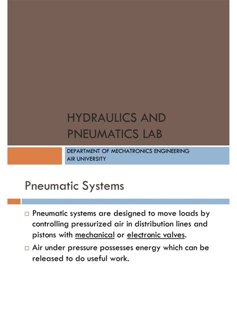 Dokumen Tips Hydraulics And Pneumatics Lab1 Pdf Valve Pump