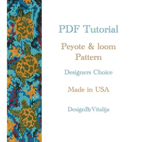 seed bead turtle pattern etsy