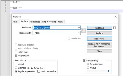 Notepad Regex Replace Makeshift Footnotes Format With Proper Markdown Format Stack Overflow