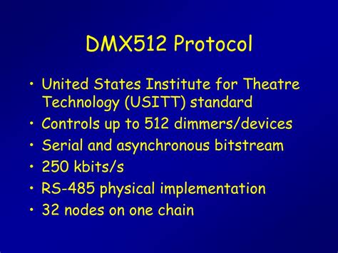 Ppt Dmx512 Programmable Theater Lighting Controller Powerpoint
