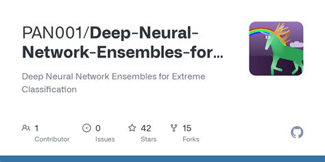 GitHub PAN Deep Neural Network Ensembles For Extreme Classification Deep Neural Network