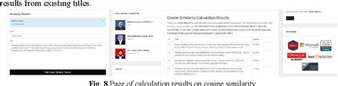 Figure From TF IDF Implementation For Similarity Checker On The Final Project Title Semantic