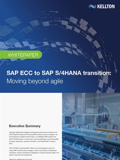 Sap Ecc To Sap S4hana Transition Moving Beyond Agile Pdf