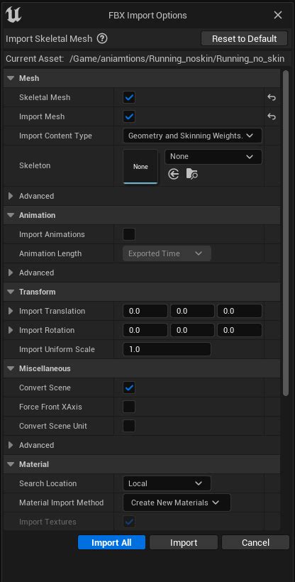 Impossible Dimporter Des Animations Mixamo Dans Unreal Engine 5 R