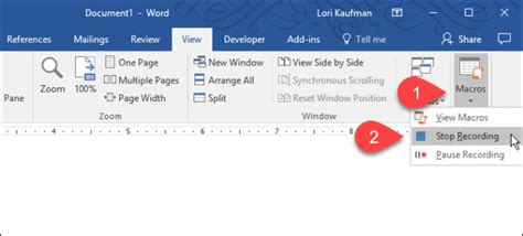 How To Record And Run Macros To Automate Tasks In Word